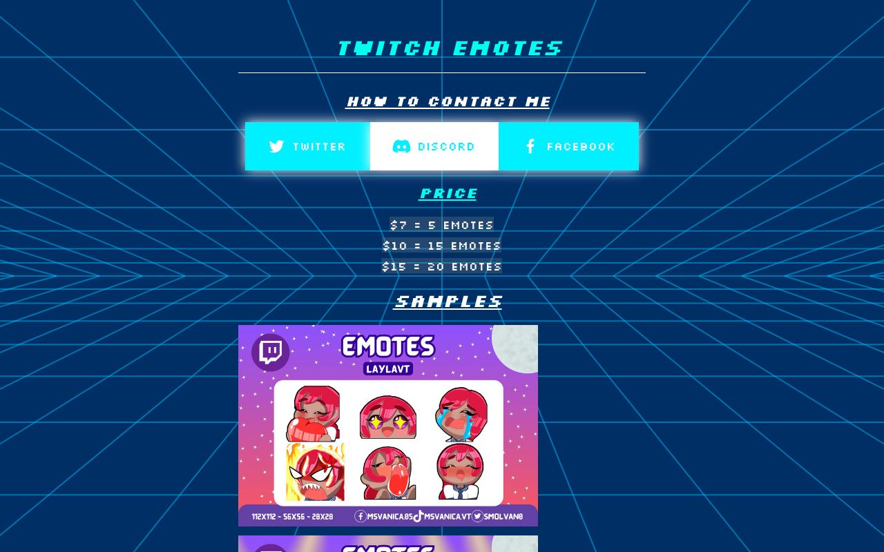 Twitch Emotes Commissions